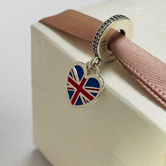 Pandora | Jewelry | Pandora England Flag Exclusive Charm | Poshmark